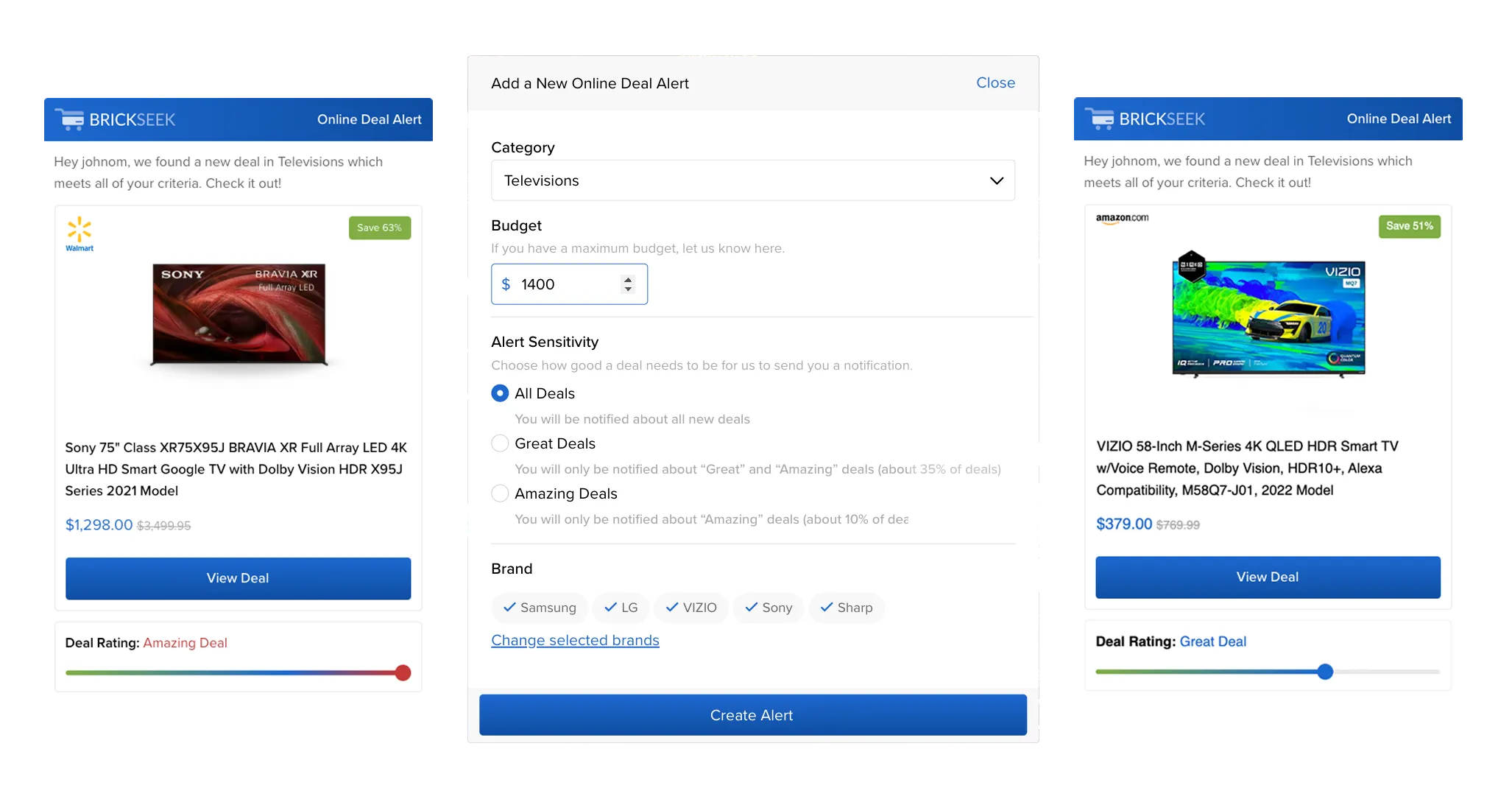 Features | Brickseek